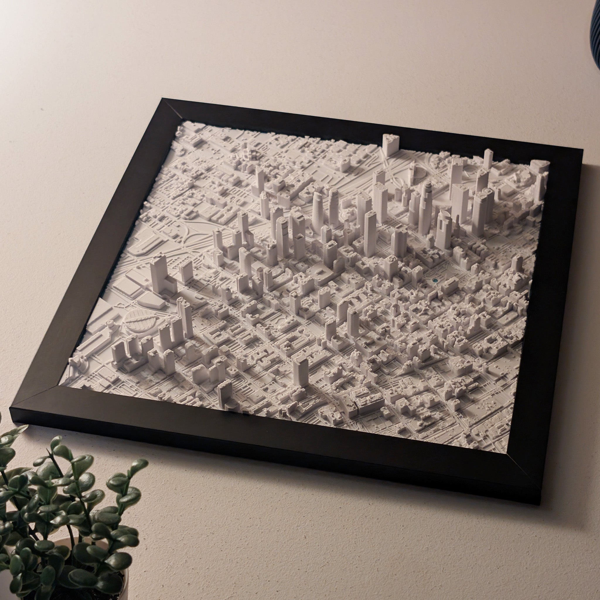 Framed Los Angeles 3D Map – City Art – Ready to Hang from $29.99 ...